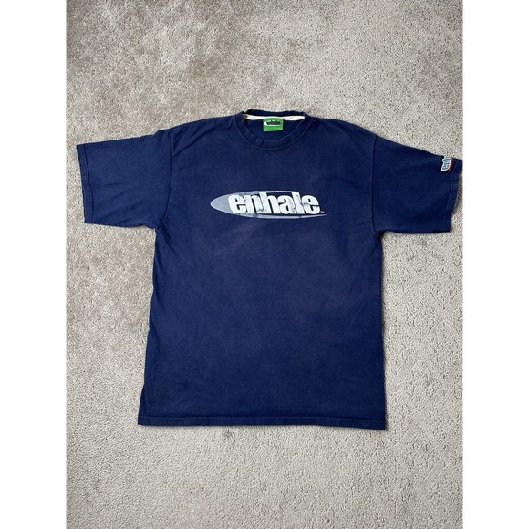 Enhale | Shirts | Rare Vintage Mens Tshirt 9s Enhale Clothing Y2k ...